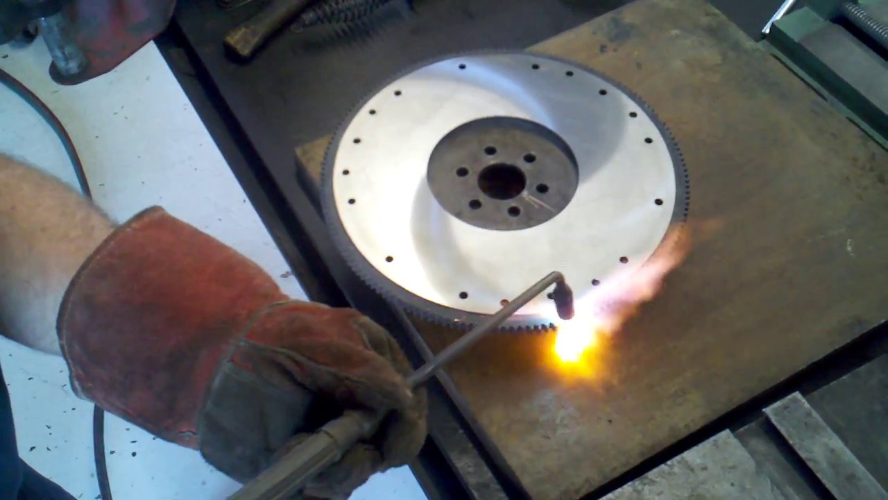 flywheel starter gear swap and flip - YouTube