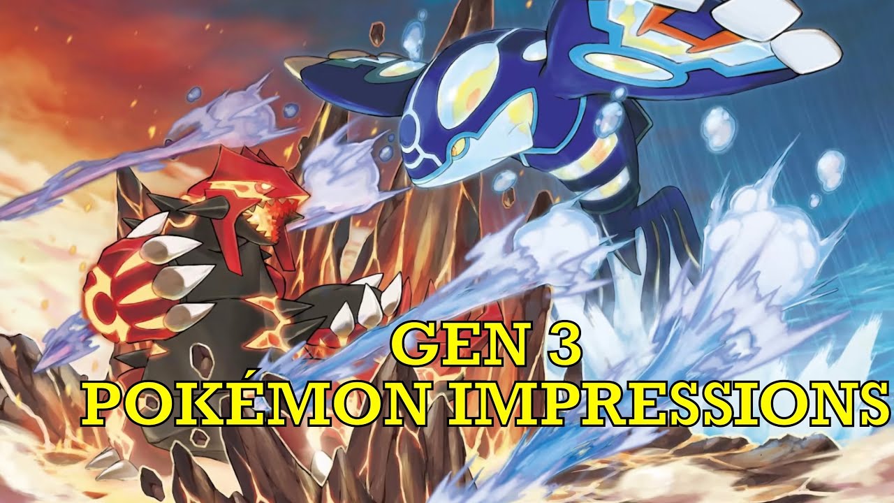 GEN 3 POKÉMON IMPRESSIONS - YouTube
