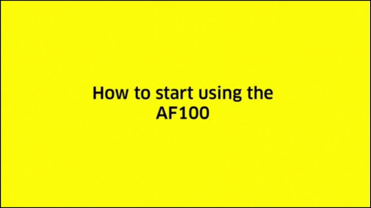 KRACHER AIR PURIFIER AF 100 Full Video - YouTube