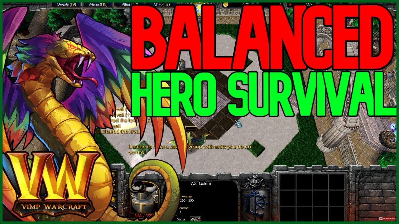 Balance Hero Survival in Warcraft 3 Reforged ft. Br0leg, WTii & Zoomsf ...