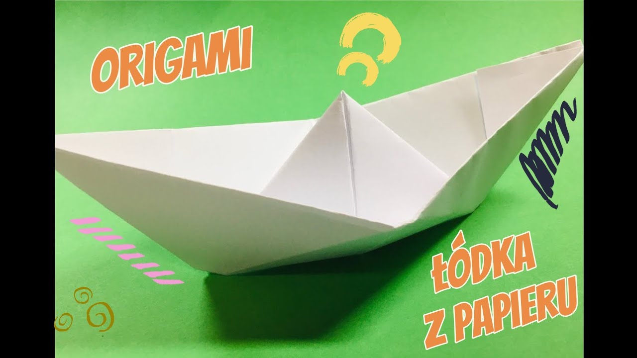Łódka z papieru | paper boat Origami krok po kroku - YouTube