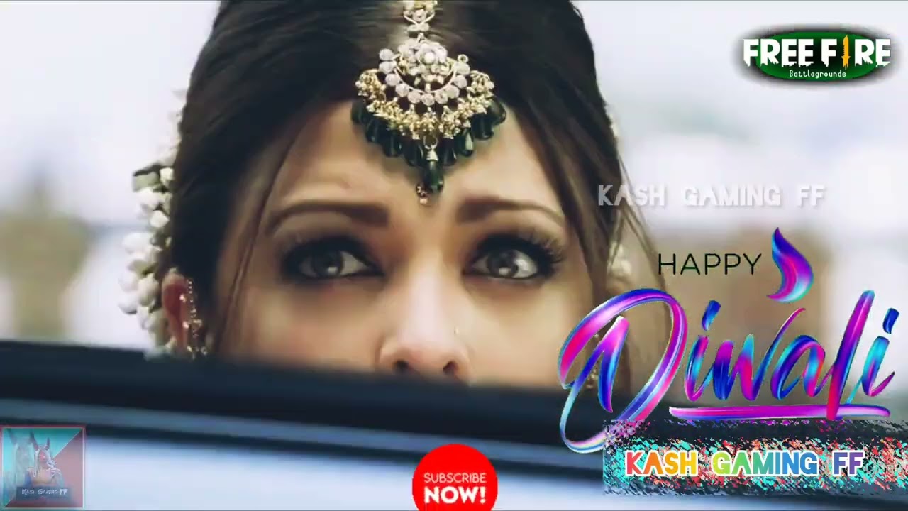 HAPPY DIWALI FREEFIRE STATUS KASH GAMING FF - YouTube