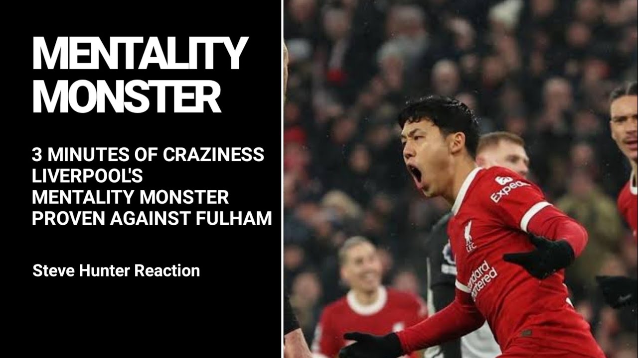 3 Minutes Of Craziness LIVERPOOL VS FULHAM | Steve Hunter CRAZY ...