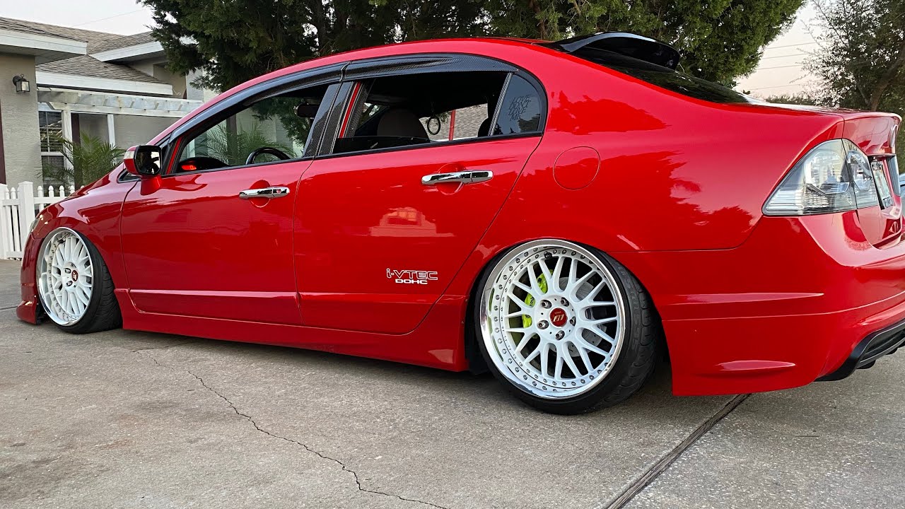 8TH GEN CIVIC REAR BIG BRAKE KIT/ with ebrake - YouTube