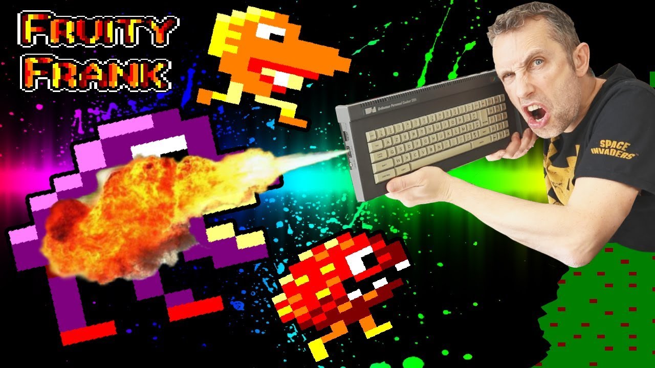 PAPA ne s'arrete plus de DÉVORER des FRUITS ! FRUITY FRANK Amstrad CPC ...