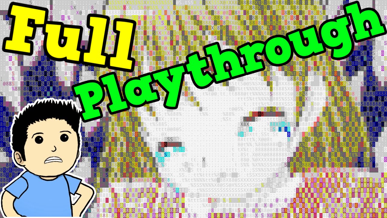 PURE C ASCII VISUAL NOVEL! | Winter Novel | Walkthrough | Playthrough ...