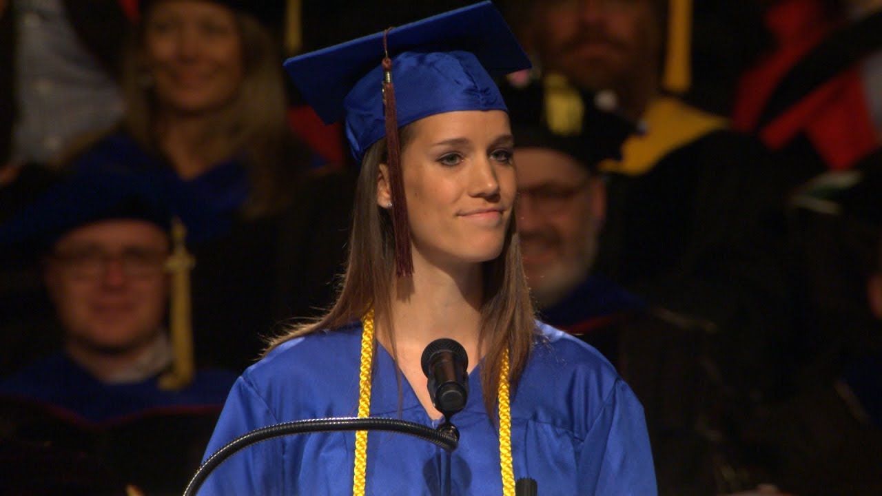 Student Speaker Spring Commencement 2019 (Morning Ceremony) - YouTube