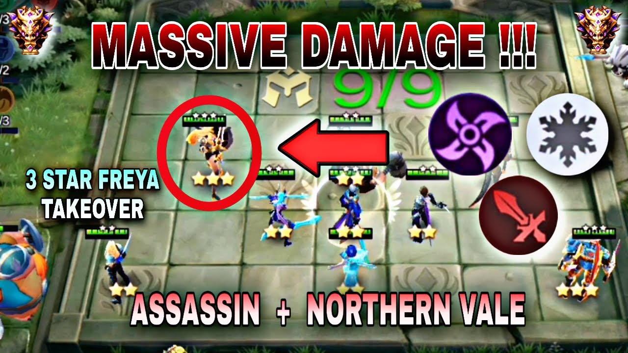 MAGIC CHESS BEGINNERS GUIDE #03 : 6 ASSASSIN FT. 3 STAR FREYA ...