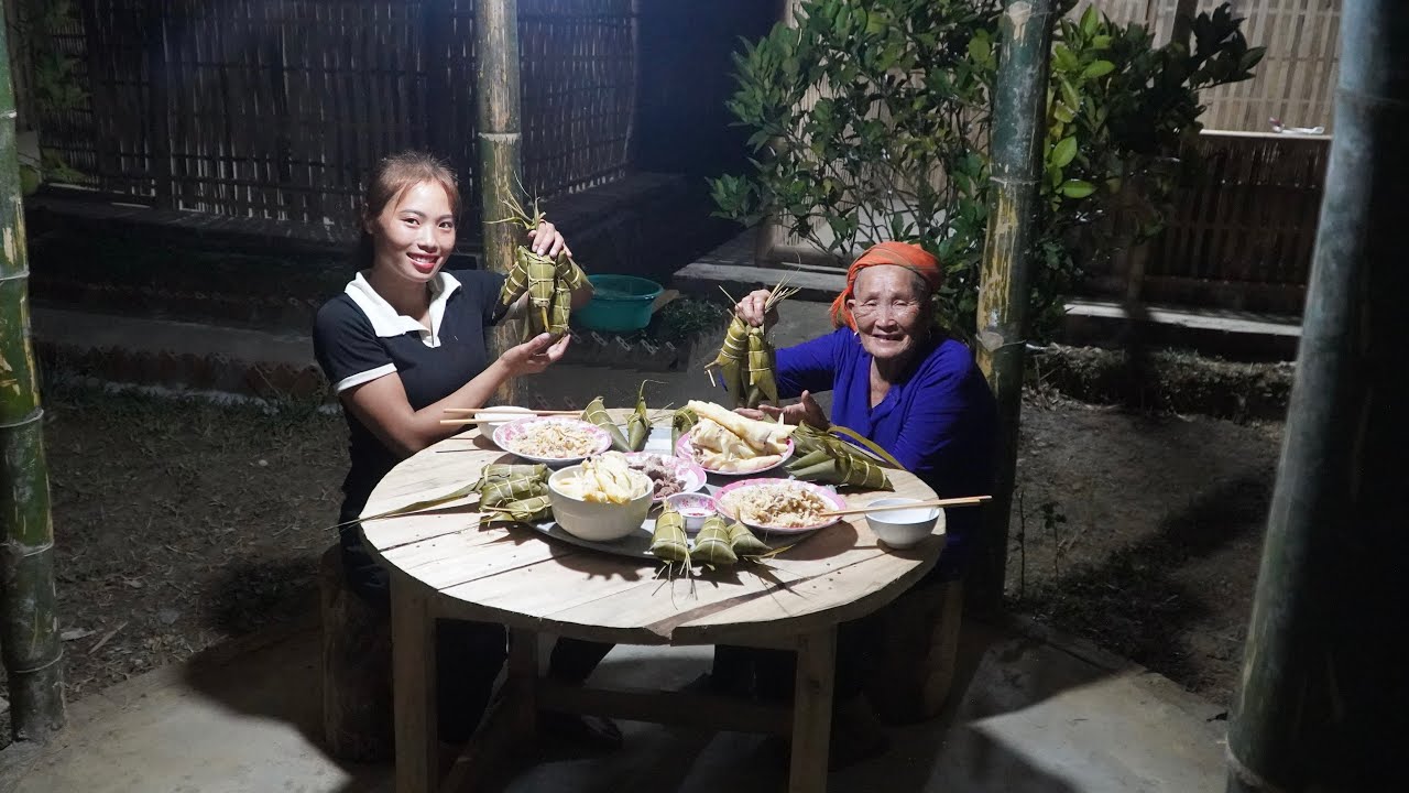 Traditional Vietnamese moon cake package, Thị Phương - YouTube
