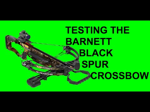 TESTING THE BARNETT BLACK SPUR CROSSBOW/RAPTOR fx - YouTube