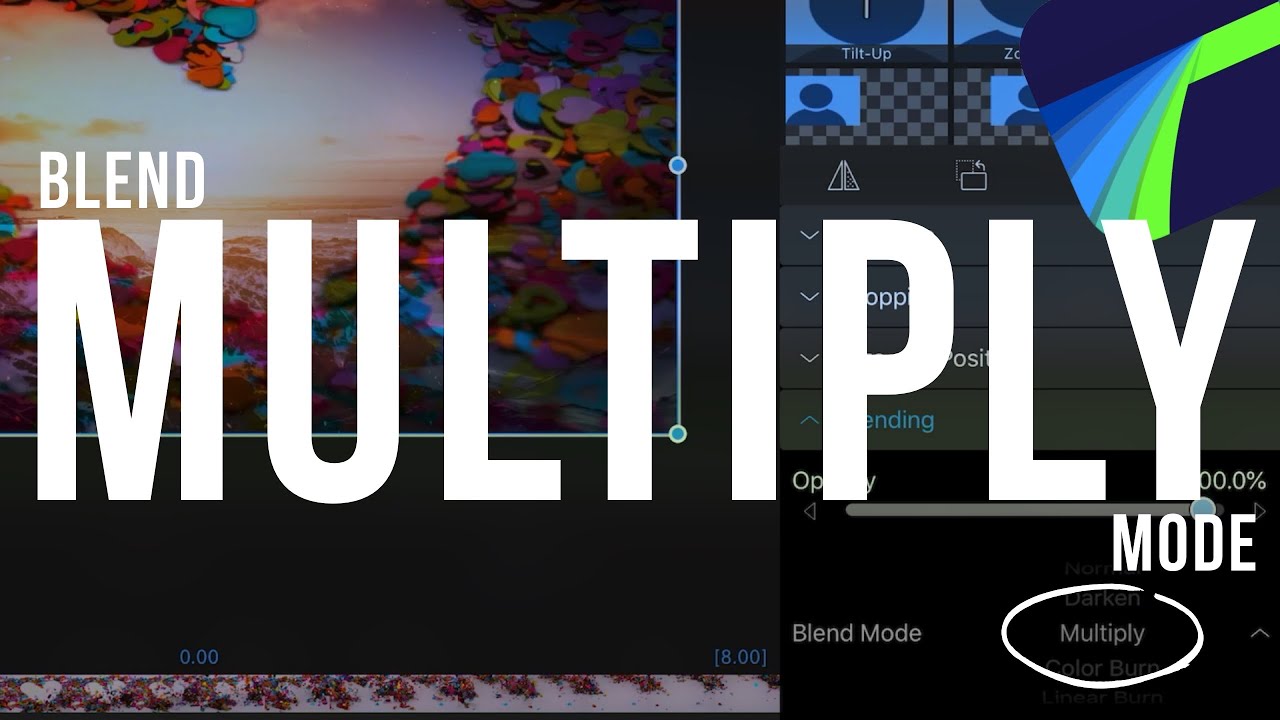Watch a Video Editor Combine Video Layers Using Multiply Blend Mode w ...