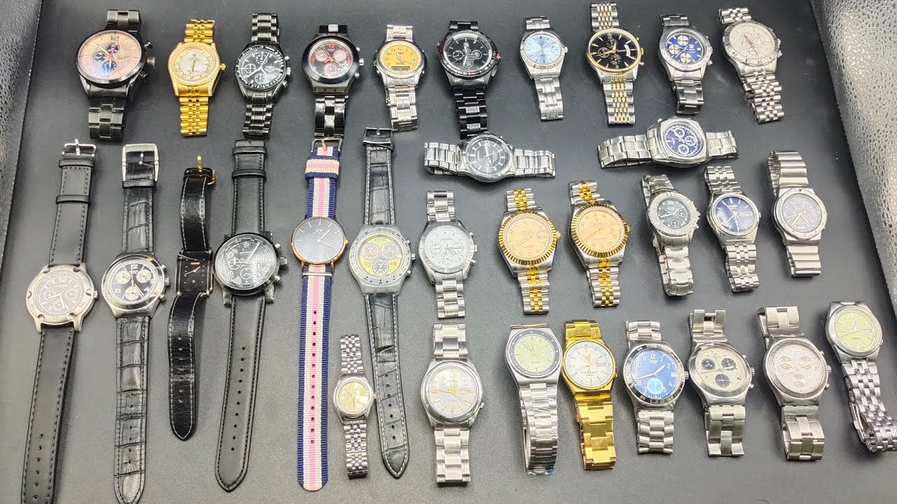 Lot watches in good prices - YouTube
