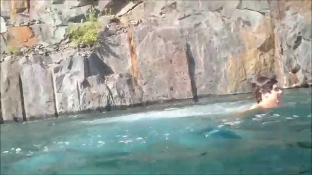 Cliff Jumping 45 Foot Underwater Camera! - YouTube