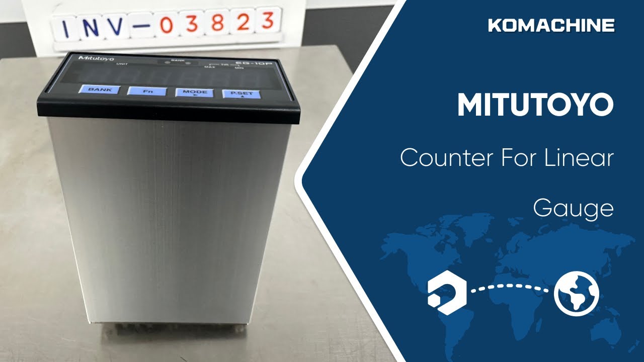 MITUTOYO / Counter For Linear Gauge (EG-101P(EG-10P)) / INV-03823 - YouTube