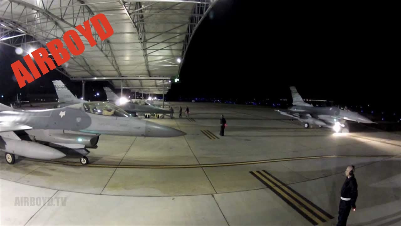 F-16 Night Takeoffs (2012) - YouTube