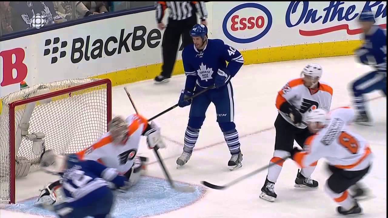 Raymond Goal - Flyers 2 vs Leafs 3 - Mar 8th 2014 (HD) - YouTube