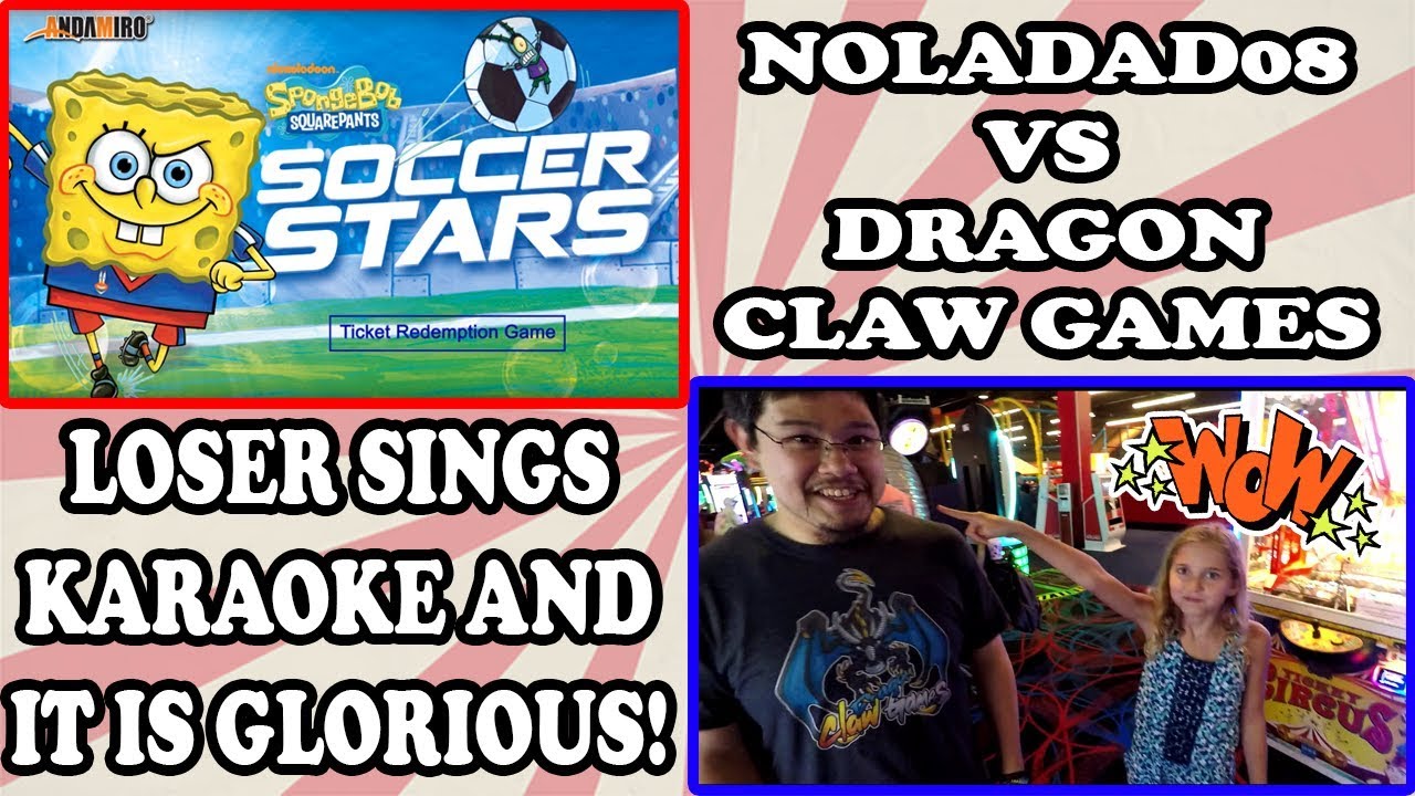Spongebob Soccer Stars Arcade Game Ticket Challenge at Round 1 Arcade ...