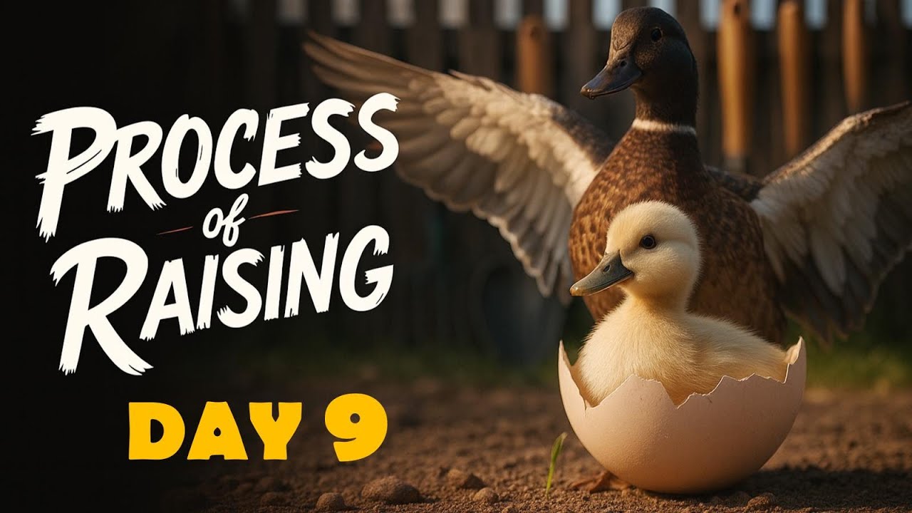 How to raise ducks for meat in 42 days - Process of raising duck D9 ...