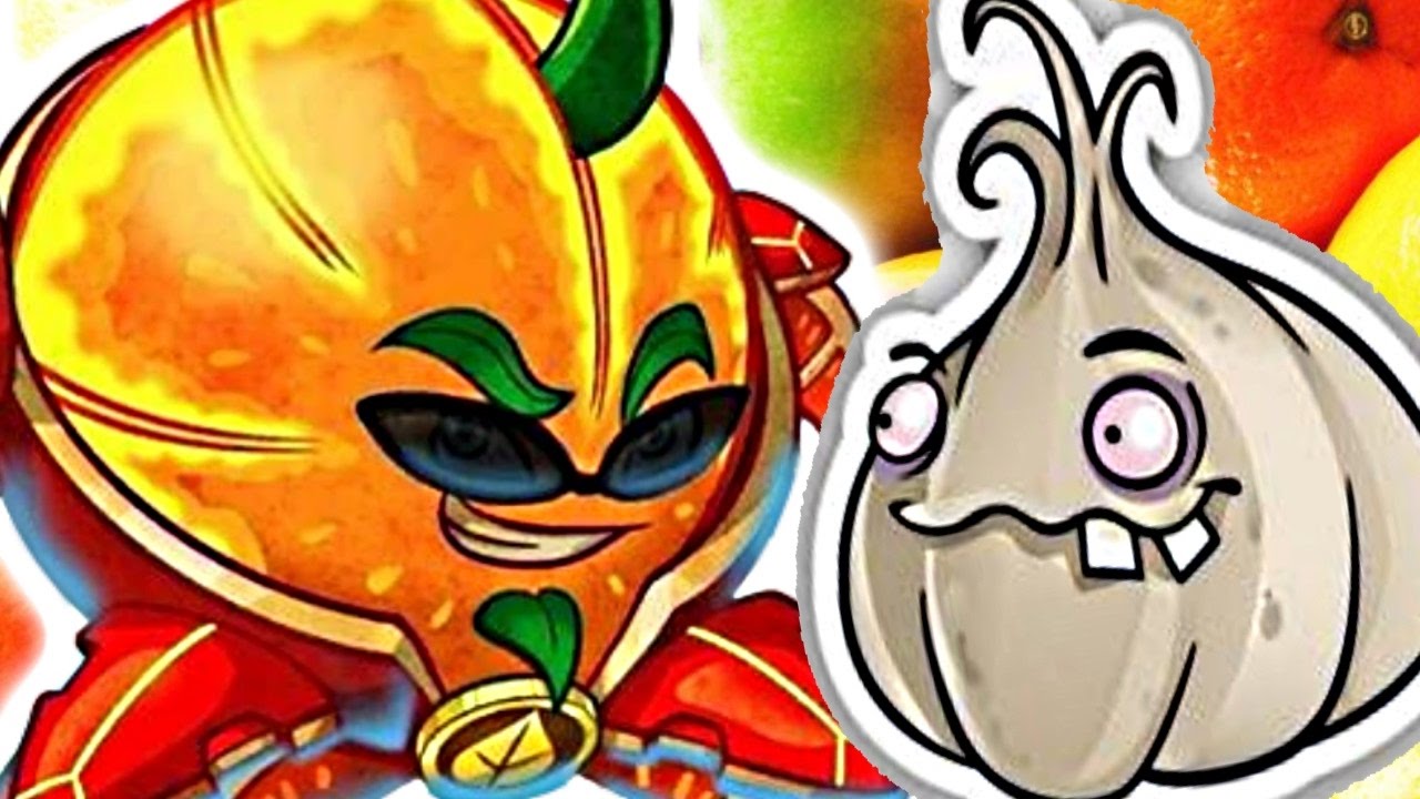 ORANGES & GARLIC CHALLLENGE?! - PVZ Heroes - YouTube