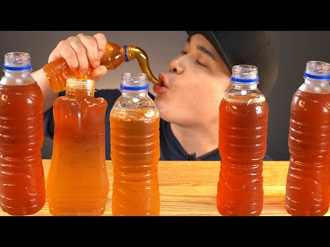 I'll eat honey jelly deliciously in today 's mukbang . Like