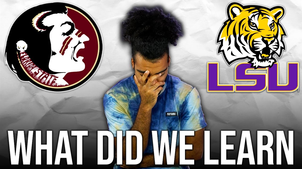 What Did We Learn From FSU VS LSU - YouTube