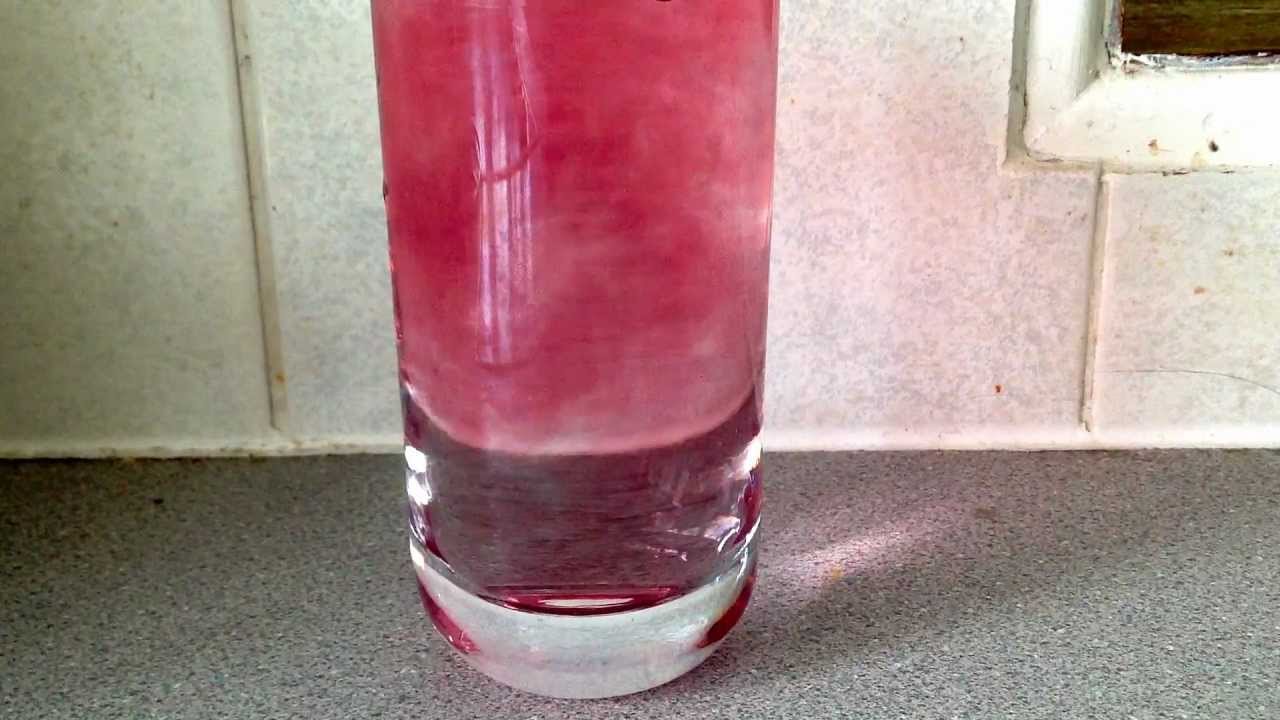 Ribena into water dilution - YouTube