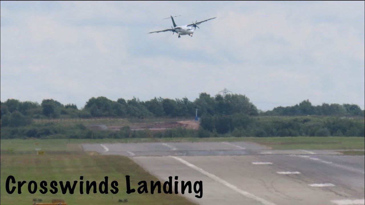 Insane Crosswind Landings at Birmingham Airport | Multiple Aircraft ...