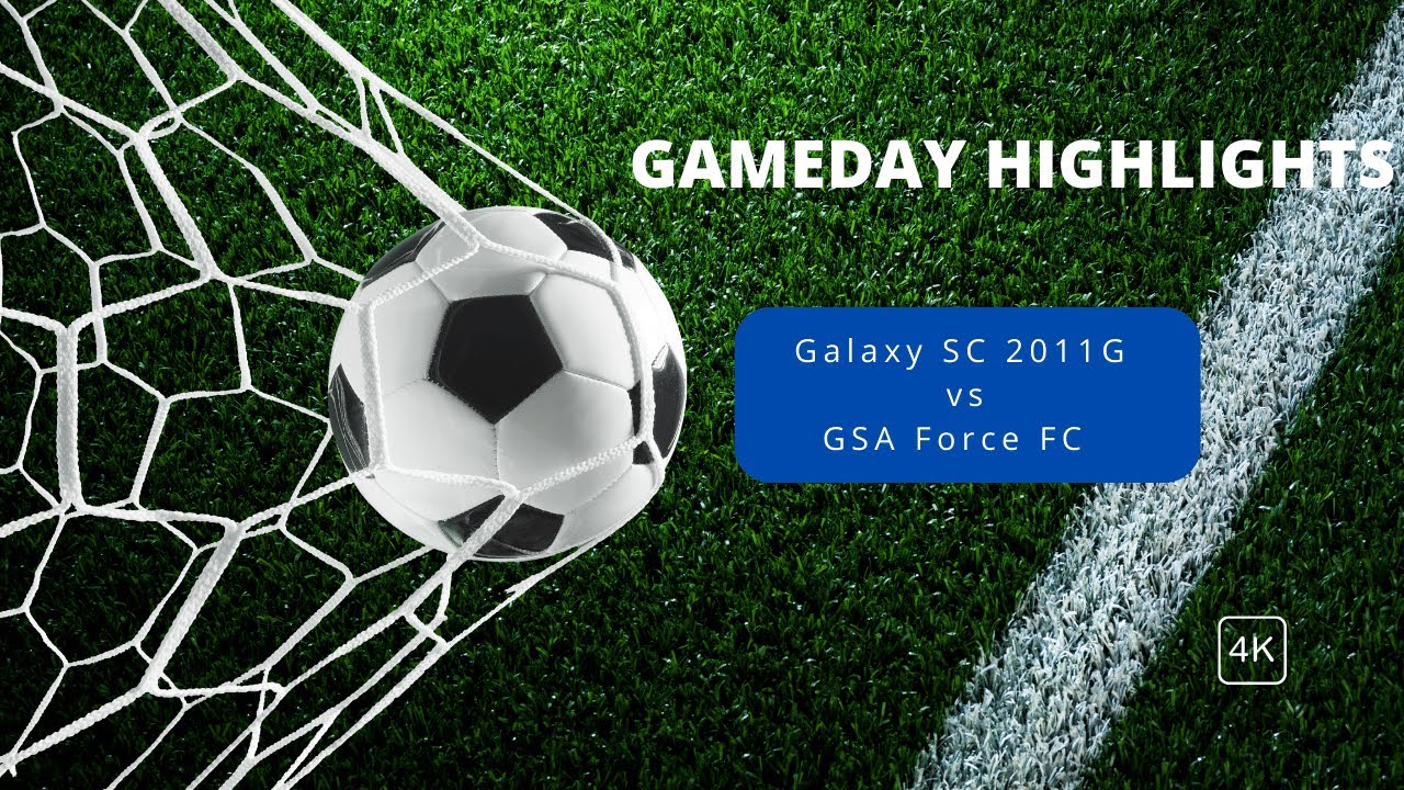 Galaxy SC vs GSA Force FC [ 2011 Girls Soccer ] - YouTube