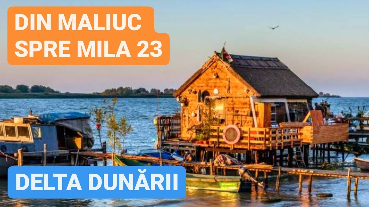 Din MALIUC spre MILA 23 prin TARASCHINA - Delta Dunarii cum nu ai mai ...