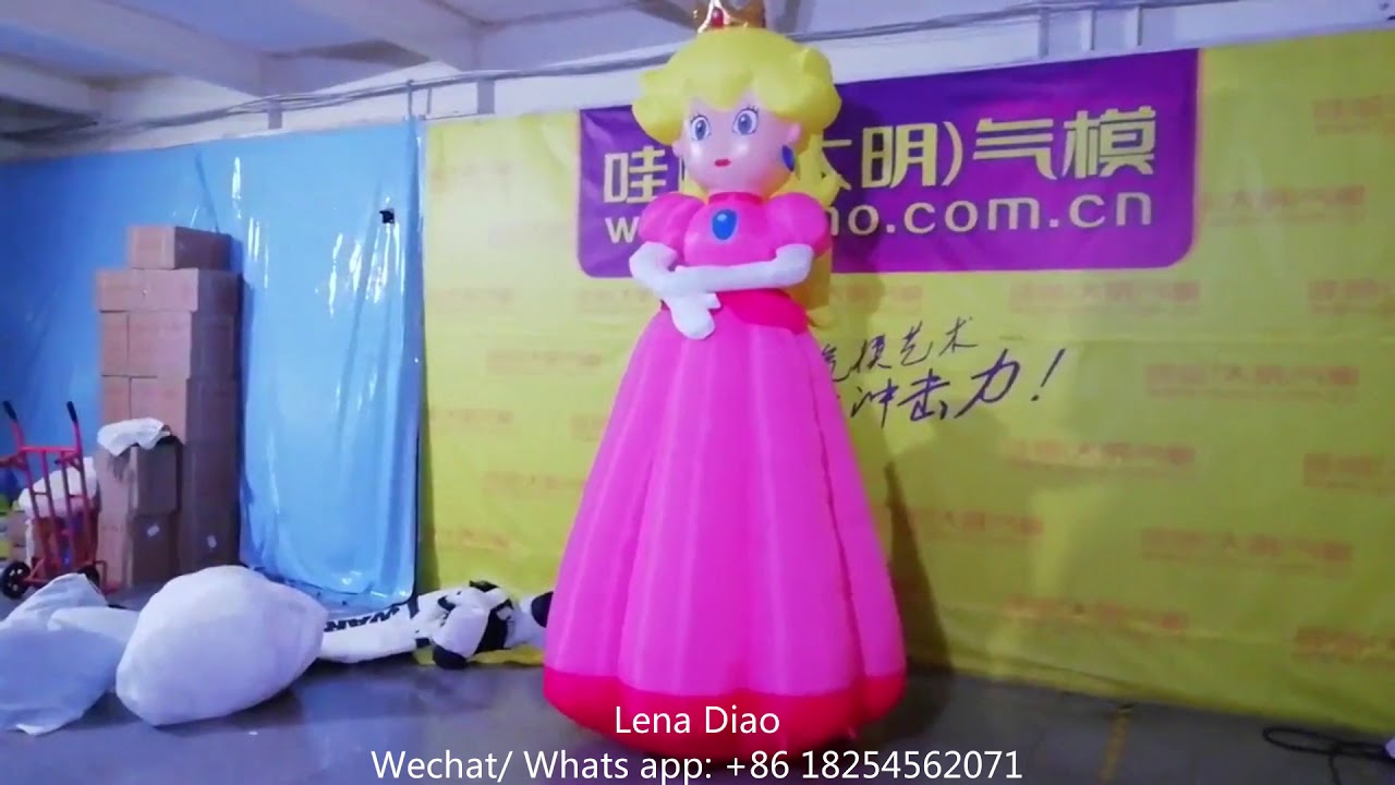 Lovely Inflatable Princess Cartoon Model For Promotion Advertising ...