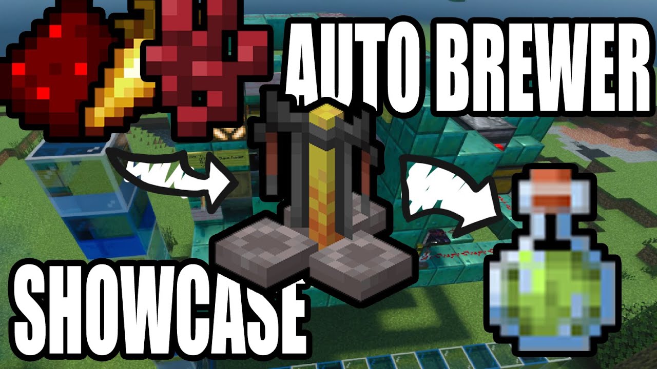 Minecraft Automatic Potion Brewer (Bedrock 1.20) - YouTube