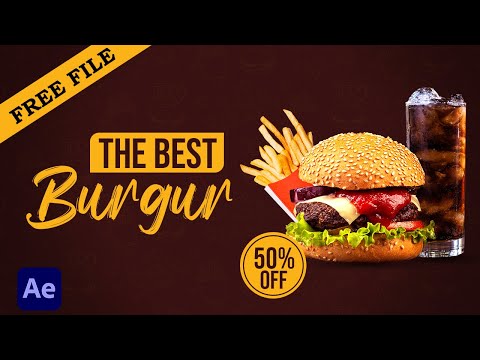 Food Promo Video After Effects | Free Download