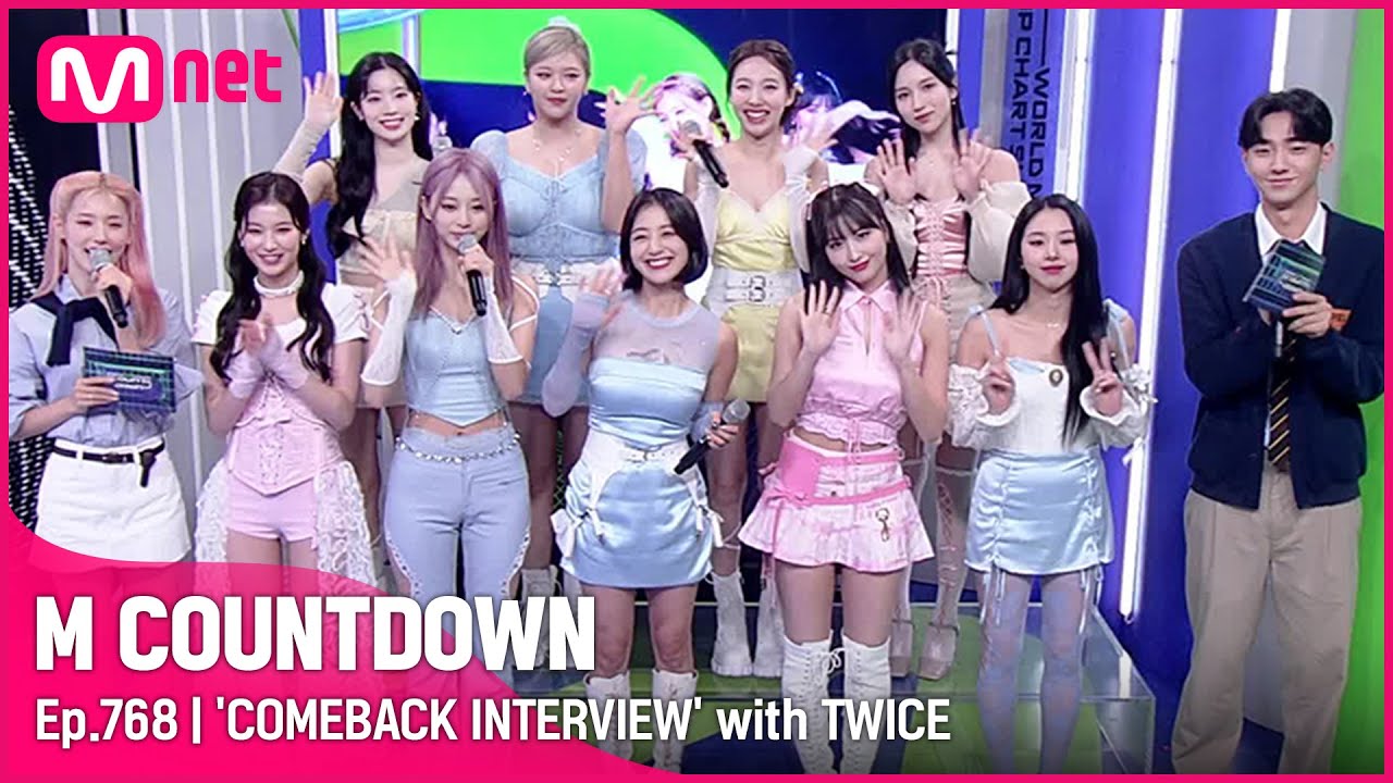 [ENG] ['COMEBACK INTERVIEW' with TWICE] #엠카운트다운 EP.768 | Mnet 220901 방송 ...