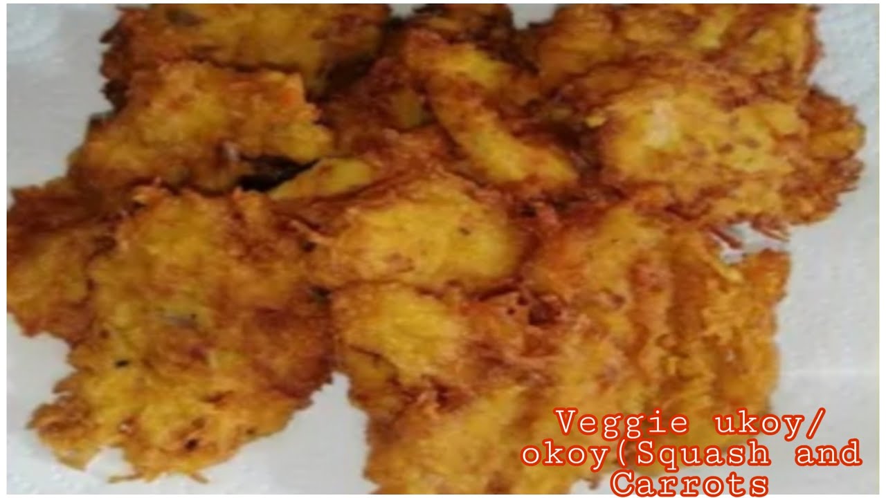 Veggie Ukoy/Okoy(Squash and Carrots) - YouTube