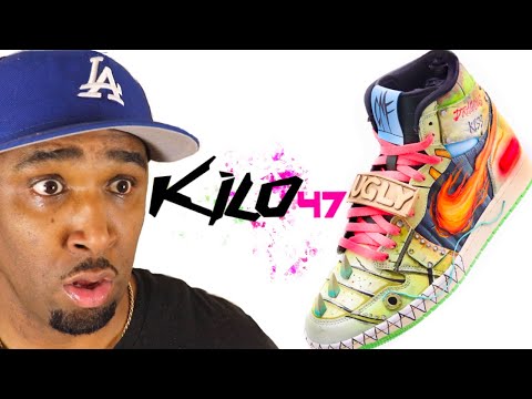 I Created A MANGA On Sneakers | KILO47 Custom Shoes