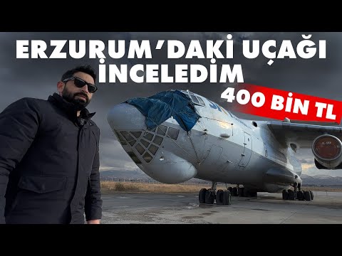Erzurum Havalimanı'ndaki Ilyushin Il-76'nın Tüm Detayları!