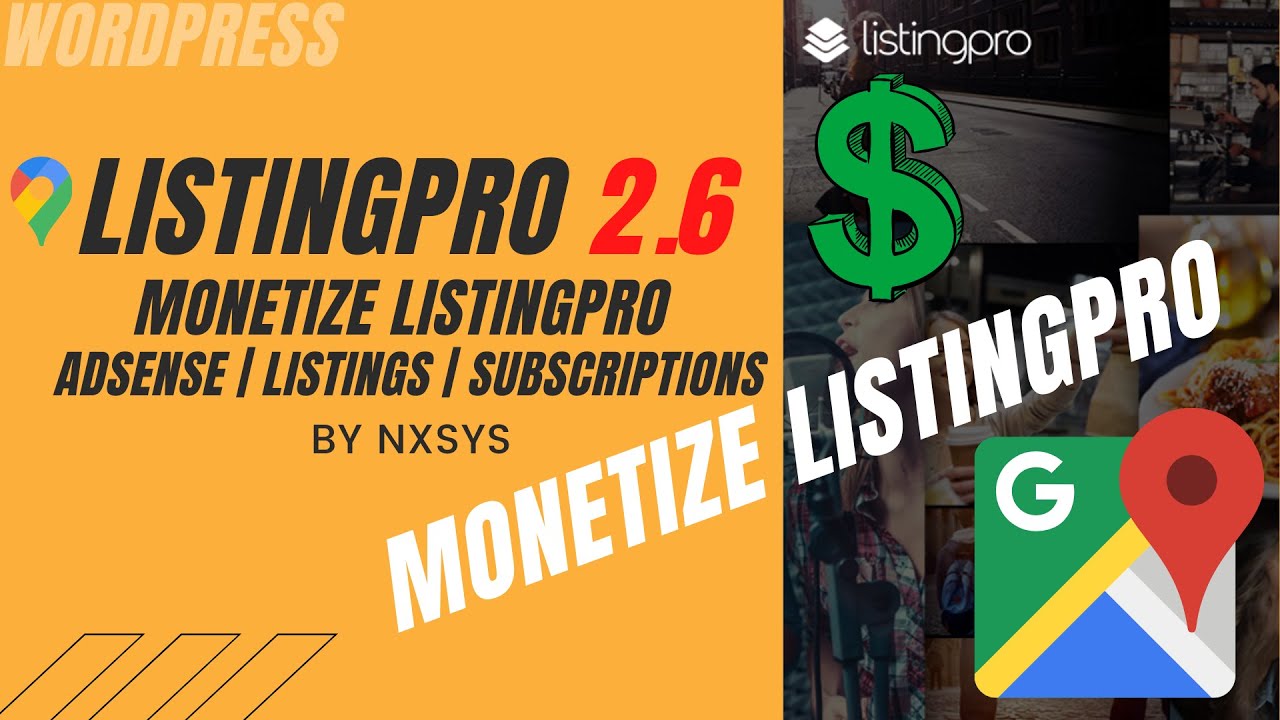 How to Monetize ListingPro Directory Website Wordpress 2021 - YouTube
