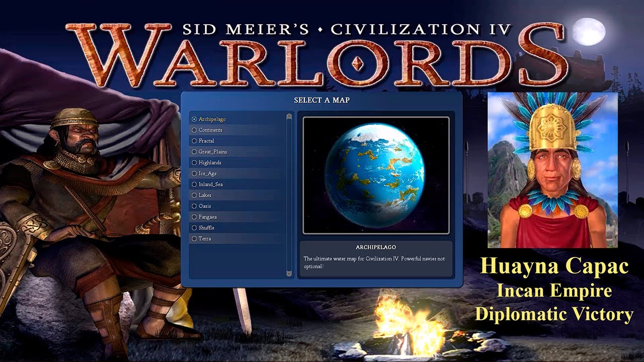 Huayna Capac, Incan Empire, Diplomatic Victory, Archipelago - YouTube