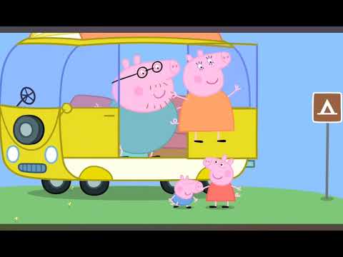 Peppa pig And George go on camping holiday with there parents 