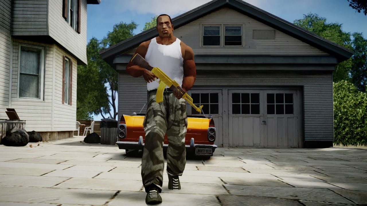 GTA IV - Golden AK-47 Mod - YouTube