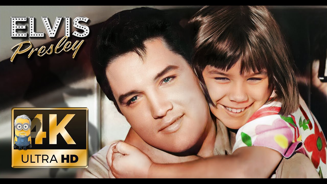 Elvis Presley & Donna Butterworth AI 4K Enhanced - Queenie Wahine's ...