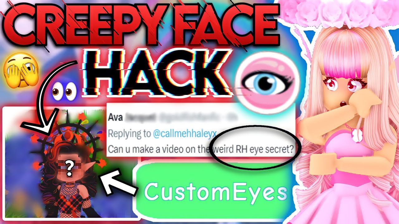 THIS MAKEUP TRICK IS REALLY CREEPY IN ROYALE HIGH... ROBLOX Royale High ...