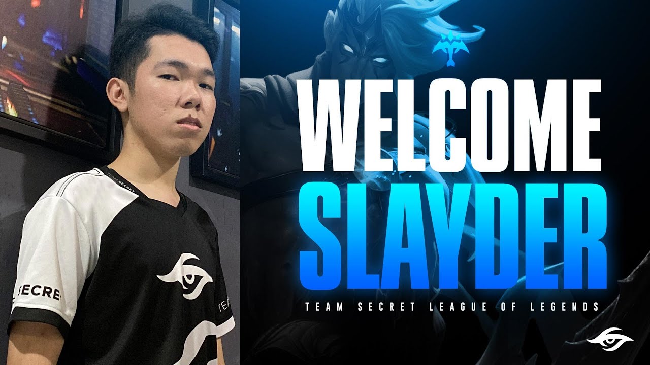 Team Secret League of Legends giới thiệu tuyển thủ Slayder // Welcoming ...