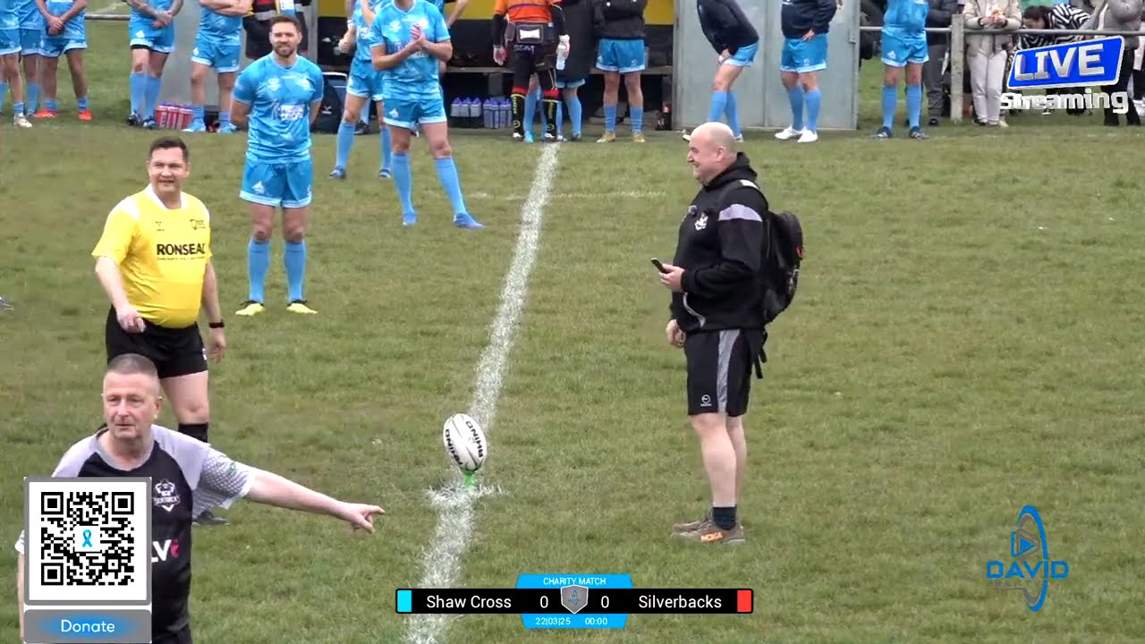 LIVE - Shaw Cross Legends V Silverbacks RL Legends. - YouTube