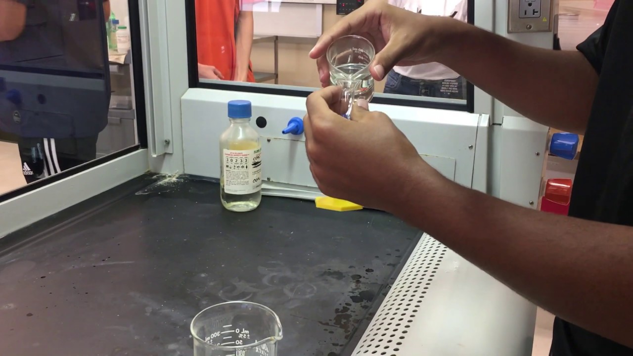 %Cu in Brass Lab Reaction - YouTube