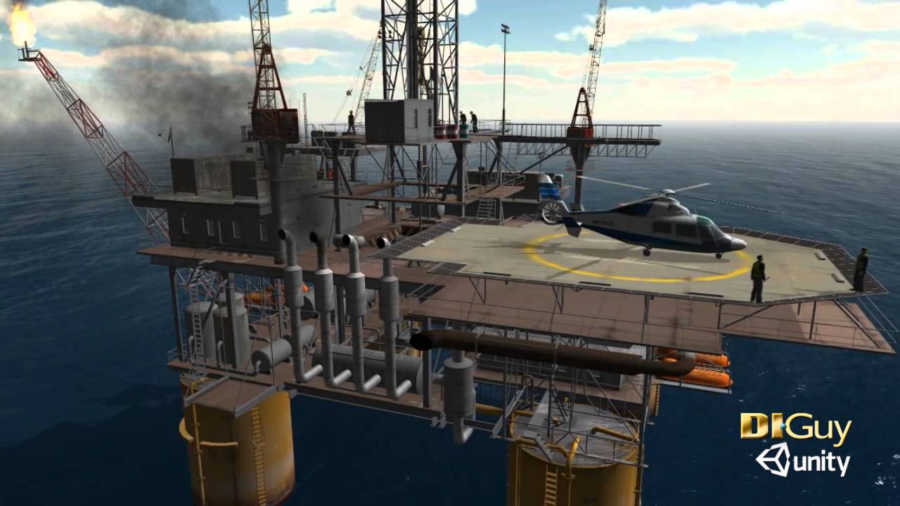 DI Guy | Human Simulation Software | Unity Oil Rig - YouTube