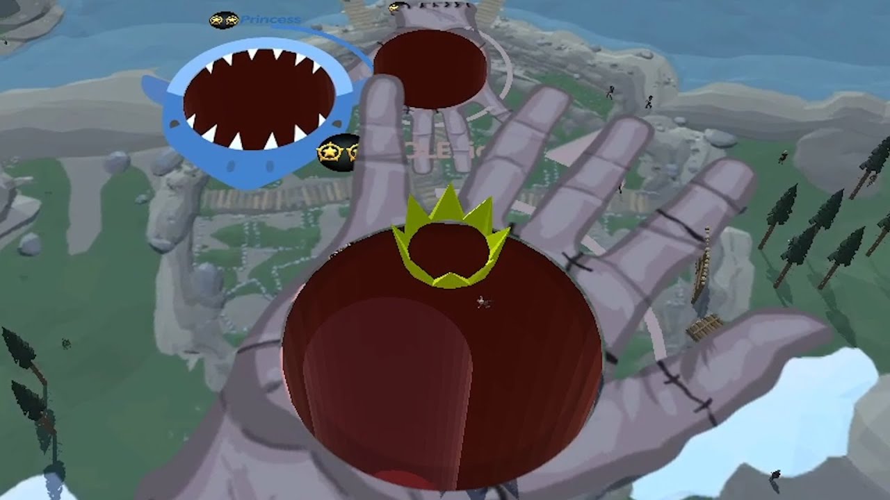 Hole.io Map Control: 100.00% - Big Hole WORLD RECORD Who is better ...