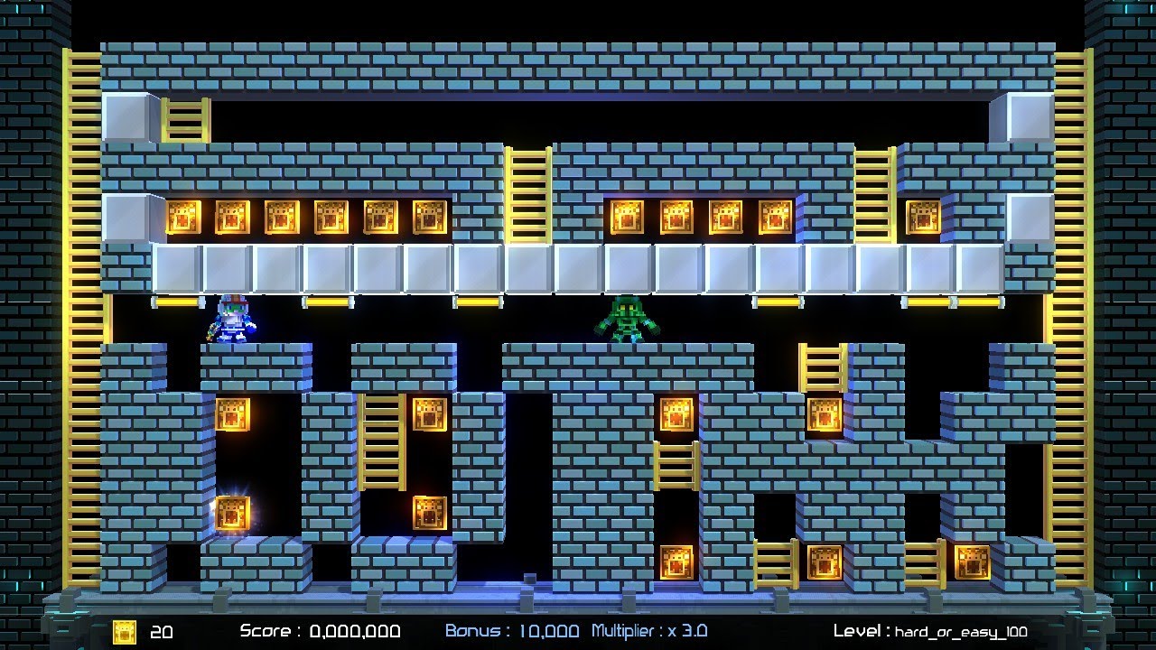 Lode Runner Legacy World Level(steam):hard_or_easy_100 - YouTube