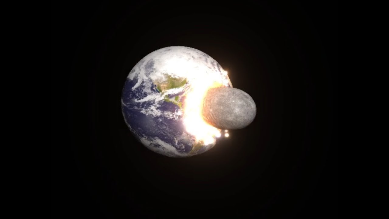 Mercury and Earth collision simulation | SpaceMan - YouTube