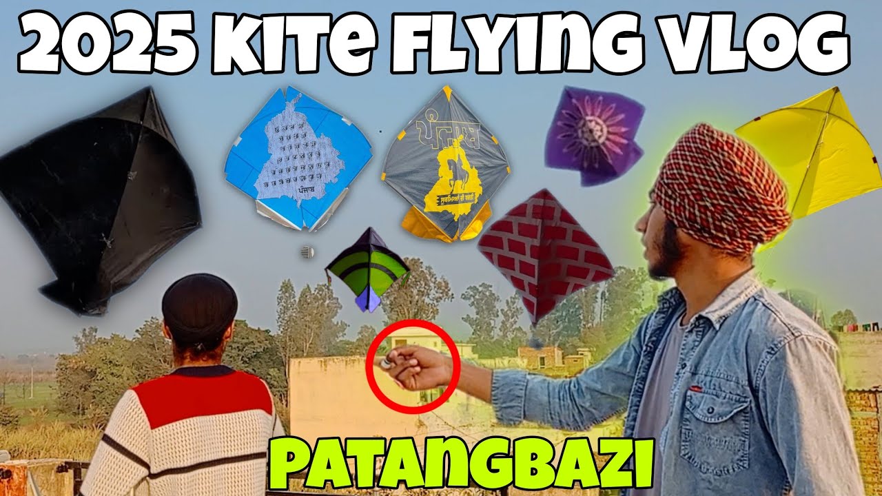 2025 First Kite Flying Vlog😍Patangbazi - YouTube